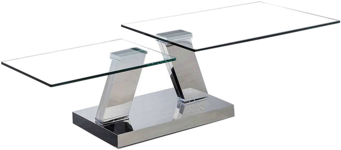 Manhattan Extendable coffee table Silver