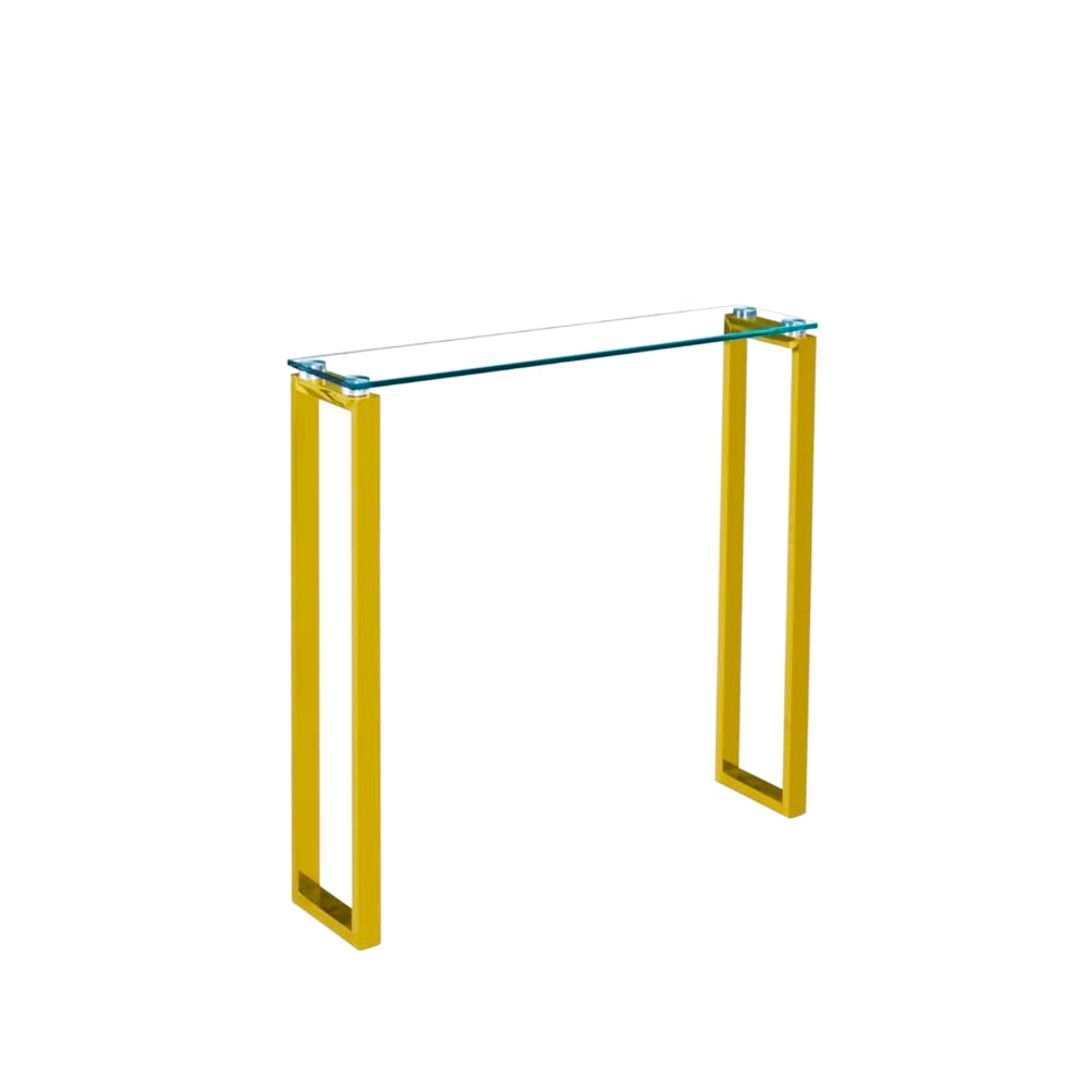 Delta Console Table Slim size Gold
